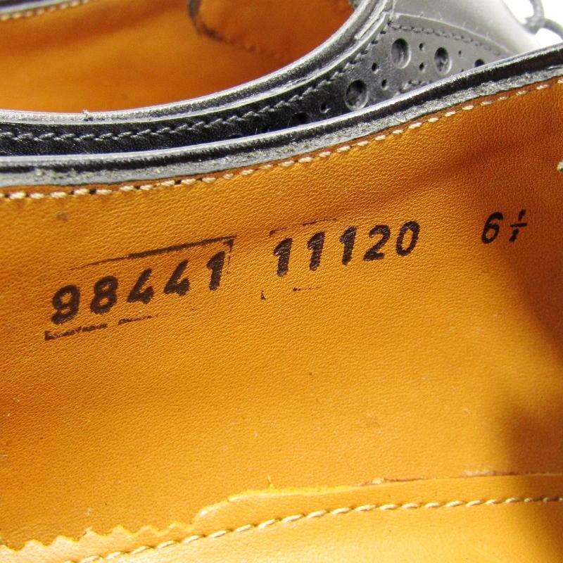 JALAN SRIWIJAYA 美品 Jalan Sriwijaya ジャランスリワヤ UK6.5 セミブローグ 98441 カーフ 内羽根 ...