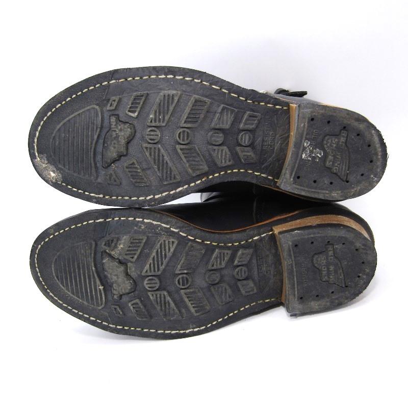 RED WING SHOES REDWING レッドウィング US9D 27cm エンジニアブーツ 2268 スチールトゥ プルオンブーツ 08年製 黒 クロームレザー 10006406 ...