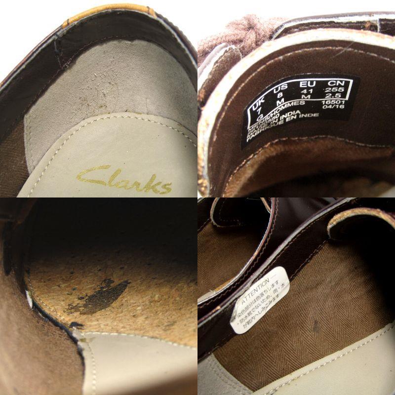 Clarks クラークス UK7 プレーントゥ 26120550 Feren Lace オックスフォード ダービーシューズ チェスナット 赤茶 10006437 : クラシック - 通販 ...