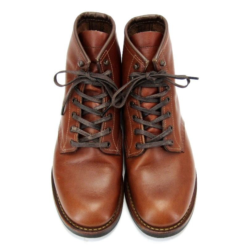 RED WING SHOES 美品 REDWING レッドウィング US6.5D 24.5cm BECKMAN 9063 フラットボックス ...