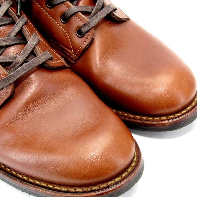 RED WING SHOES 美品 REDWING レッドウィング US6.5D 24.5cm BECKMAN 9063 フラットボックス ベックマン 18年製 チークフェザーストーン ...