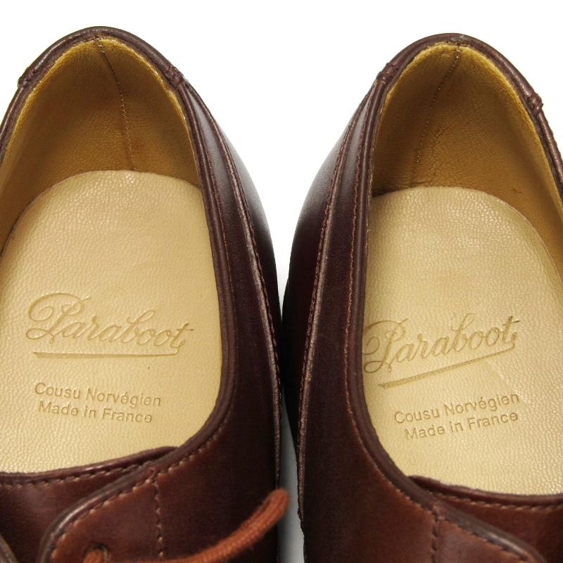 Paraboot 美品 パラブーツ UK6 Uチップ CHAMBORD シャンボード リスレザー PARATEX 710708 モカシン マロン 10006553 : クラシック - 通販 ...
