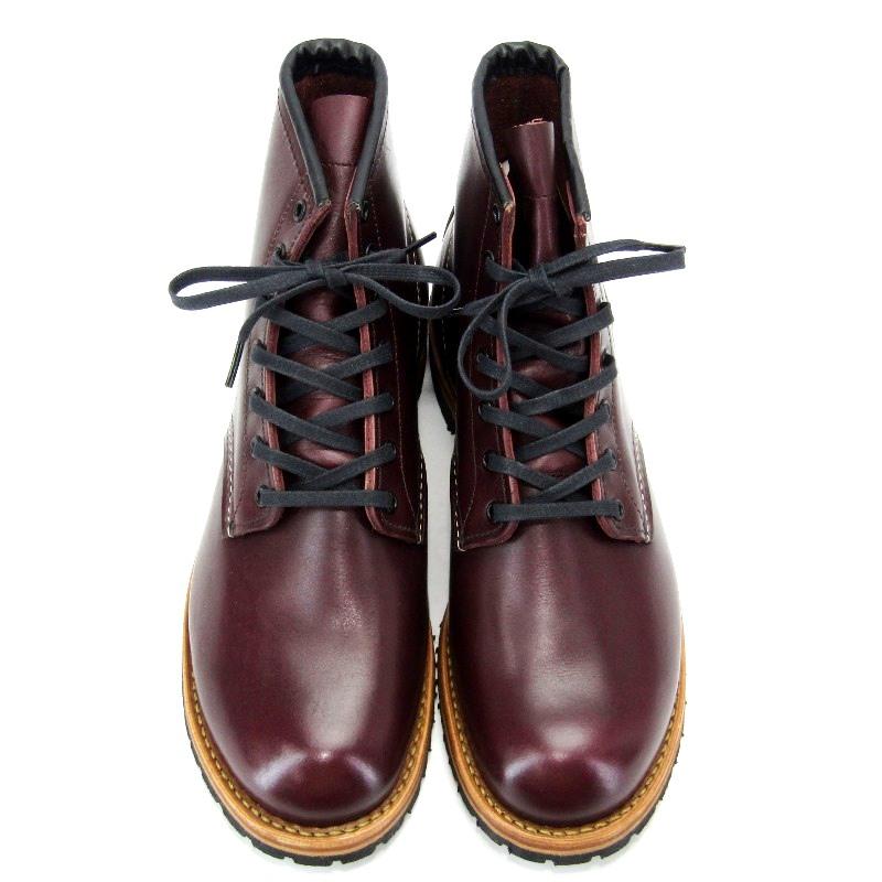 RED WING SHOES 未使用 REDWING レッドウィング US8.5D 26.5cm ベックマン ラウンド 9411 19年製 ブラックチェリー フェザーストーン 10006662 ...