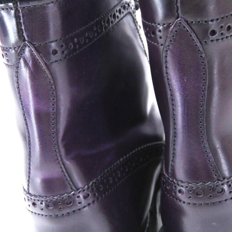 Tricker's 未使用 トリッカーズ UK5.5 カントリーブーツ L5411 コードバン ウィメンズ ブローグブーツ IRIS ...