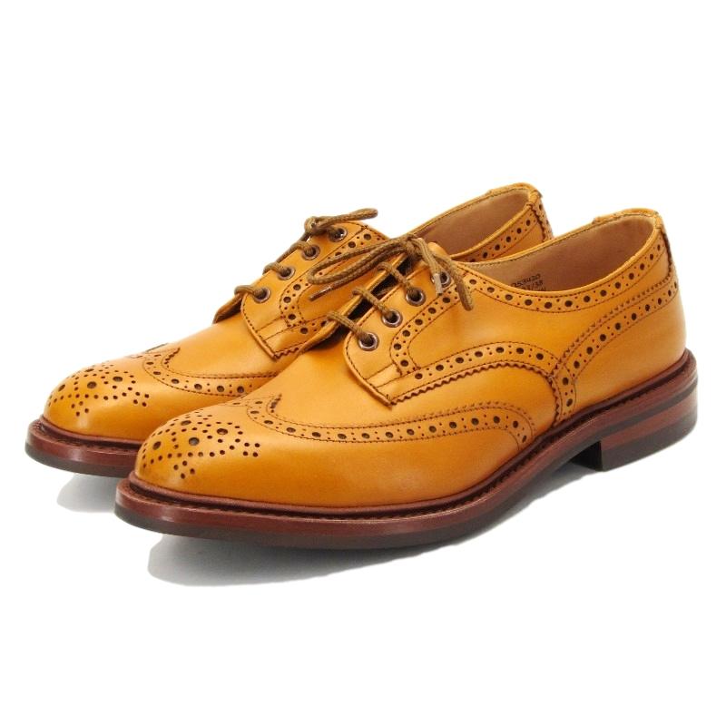 Tricker's 未使用 トリッカーズ UK10 ダービーブローグ 5633/38 BOURTON ウィングチップ エイコンアンティーク 10006898 : クラシック - 通販 ...