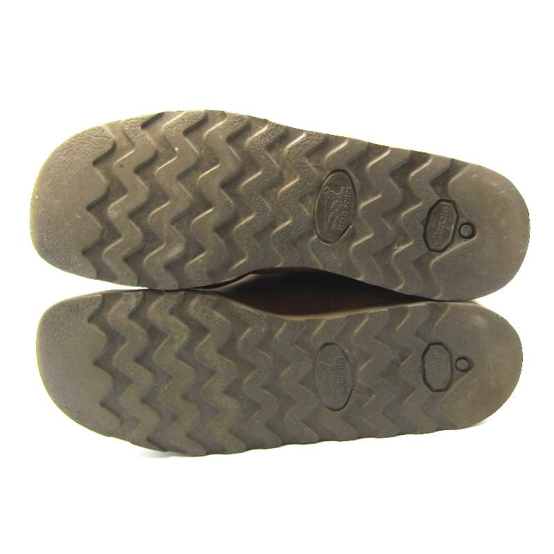 RED WING SHOES REDWING レッドウィング 8.5D カントリーウォーカー 891 Irish Setterロゴ かぶせモカ 90s ワークブーツ 茶 ヌバック ...