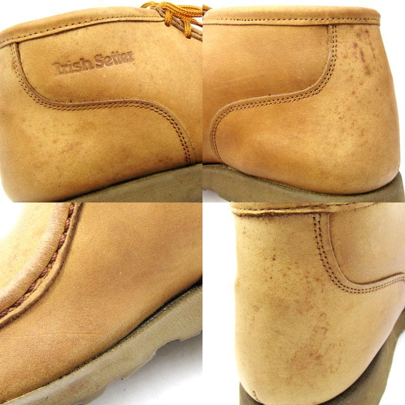 RED WING SHOES REDWING レッドウィング 8.5D カントリーウォーカー 891 Irish Setterロゴ かぶせモカ 90s ワークブーツ 茶 ヌバック ...