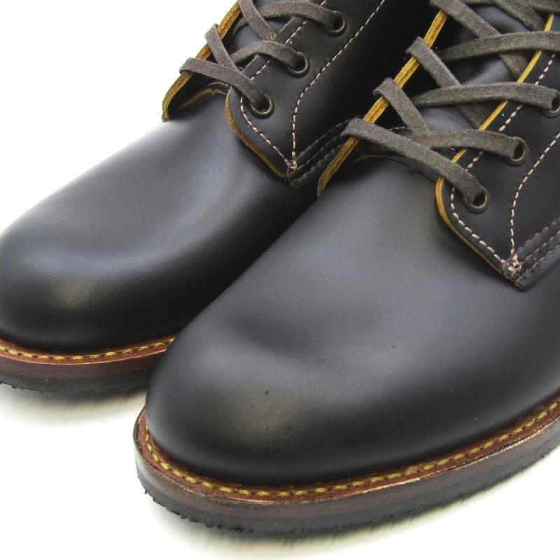RED WING SHOES 未使用 REDWING レッドウィング US8.5D 26.5cm ベックマン ラウンド 9060 2021年製 フラットボックス 黒 クロンダイク ...