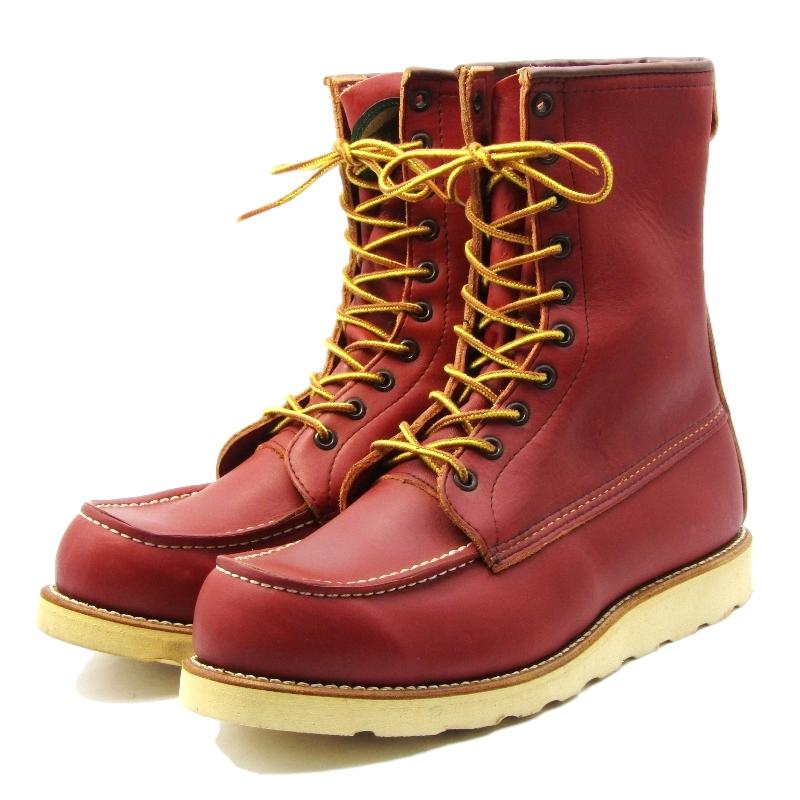 RED WING SHOES 美品 REDWING レッドウィング US9EE 27cm ロングアイリッシュセッター 877 半円犬タグ 90s 1995年製 オロラセット 赤茶 ...