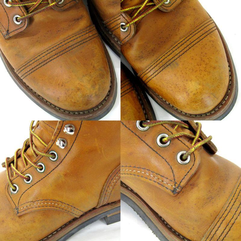 RED WING SHOES REDWING レッドウィング US7.5D 25.5cm アイアンレンジ 8112 2011年製 ワークブーツ 廃盤 キャップトゥ オロイジナル ...