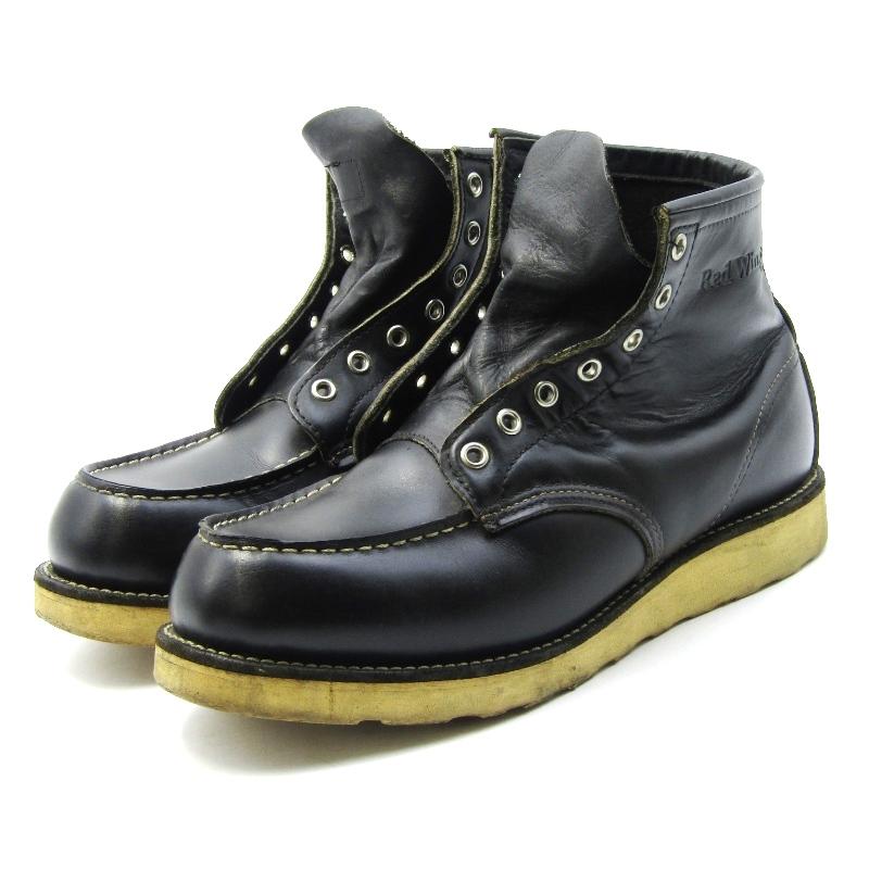 訳あり REDWING レッドウイング US8.5EE 26.5cm モックトゥ 8130 刺?羽タグ ファクトリーセカンド FS品 2000 ...