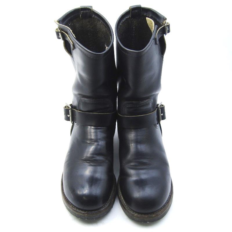 REDWING レッドウィング US8.5D 26.5cm エンジニアブーツ 2268 PT91 プリント羽タグ 中期モデル 90s 90年代 黒 クローム 10007496 : ...