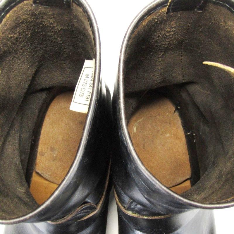 RED WING SHOES REDWING レッドウィング US7.5D 25.5cm エンジニアブーツ 2268 PT91 プリント羽タグ 1994年製 スチールトゥ 茶芯 黒 クローム ...