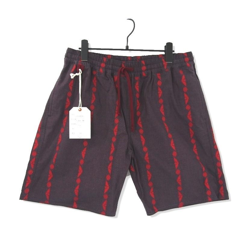 未使用 CALEE キャリー 19SS ショーツ パンツ CL-19SS061 イーグル ストライプ レッド 赤 L タグ付き メンズ 中古 11000812 : 11000812 ...
