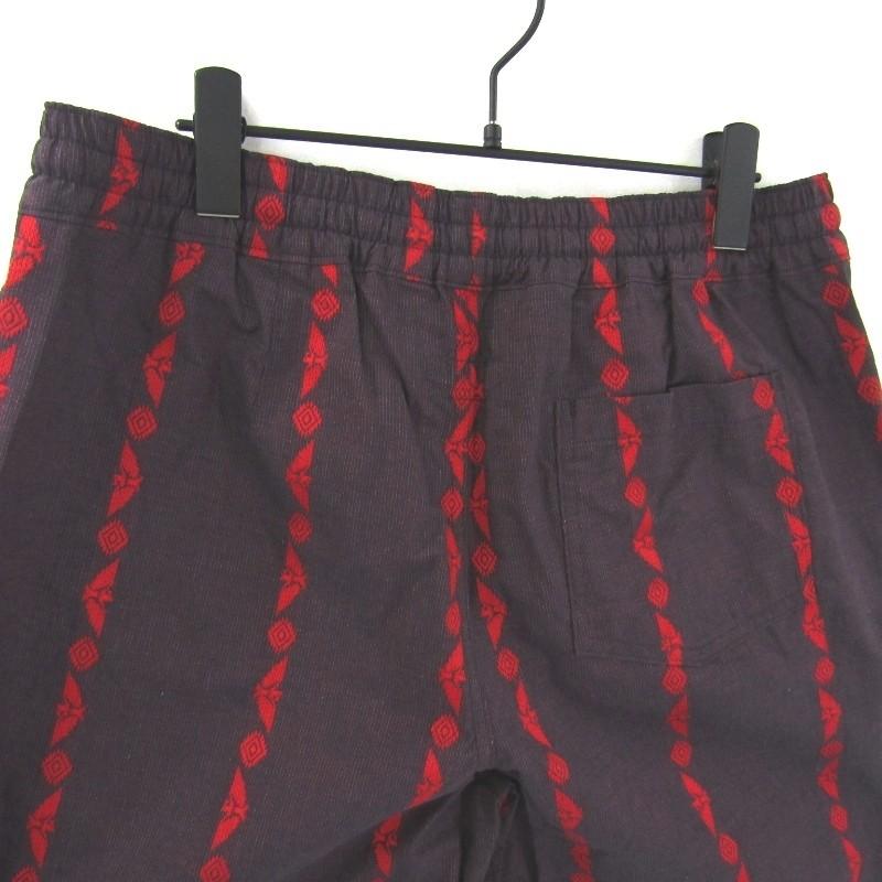 未使用 CALEE キャリー 19SS ショーツ パンツ CL-19SS061 イーグル ストライプ レッド 赤 L タグ付き メンズ 中古 11000812 : 11000812 ...