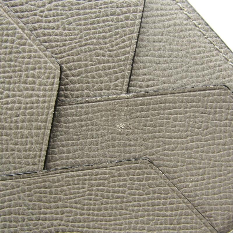 ALBERTE by YUHAKU アルベルテ バイ ユハク 長財布 フラップレス ASP121 BLACK/GREGE レザー 本革 中古 ...