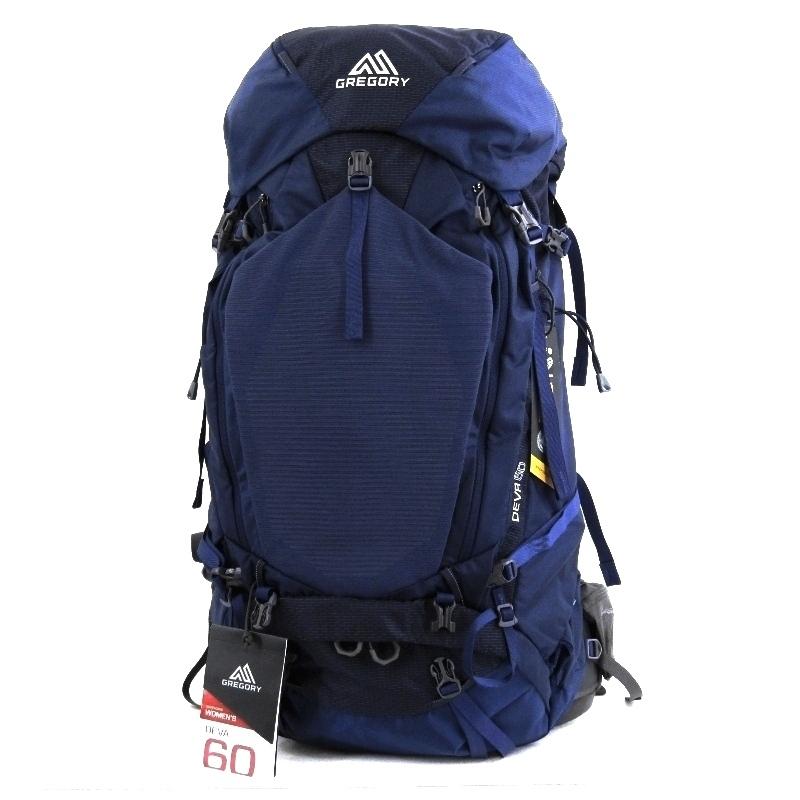 未使用 GREGORY グレゴリー DEVA 60 ディバ バックパック リュック レディース ノクターンブルー M バッグ 鞄 中古 13000122 :13000122:クラシック ...