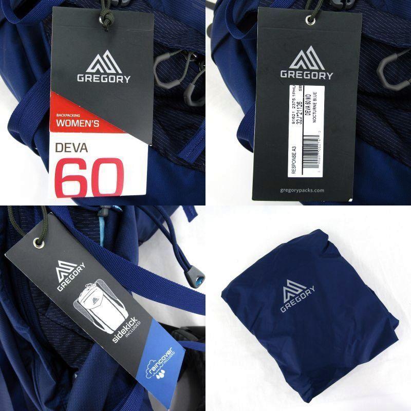 未使用 GREGORY グレゴリー DEVA 60 ディバ バックパック リュック レディース ノクターンブルー M バッグ 鞄 中古 13000122 :13000122:クラシック ...
