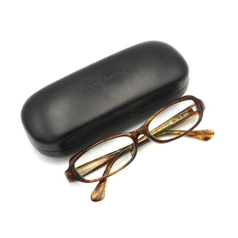 spec espace スペックエスパス メガネフレーム ES-5201 S2 手仕事 日本製 ブラウン 茶 メガネ 眼鏡 サングラス 中古 ...