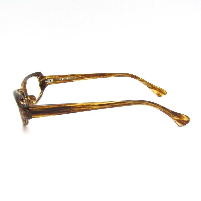 spec espace スペックエスパス メガネフレーム ES-5201 S2 手仕事 日本製 ブラウン 茶 メガネ 眼鏡 サングラス 中古 ...