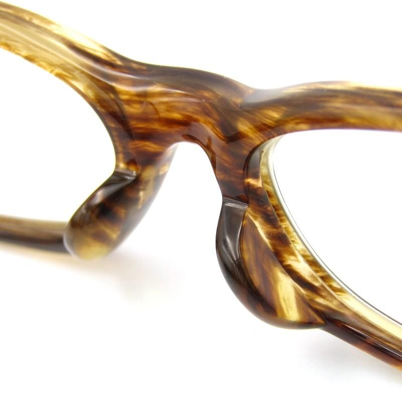 spec espace スペックエスパス メガネフレーム ES-5201 S2 手仕事 日本製 ブラウン 茶 メガネ 眼鏡 サングラス 中古 ...