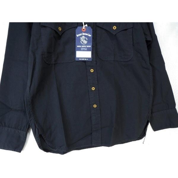 マッコイ リアルマッコイズ カーキシャツ ワークシャツ 15 未使用 MS15001 REAL McCOY’S 黒 KHAKI SHIRT ...