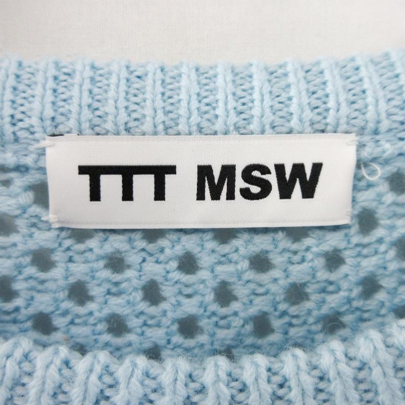 TTT MSW ティー 21AW プルオーバーニット TTT-2021AW-KT05 Wool TTT MSW ティー 21AW プルオーバーニット TTT-2021AW-KT05 Wool