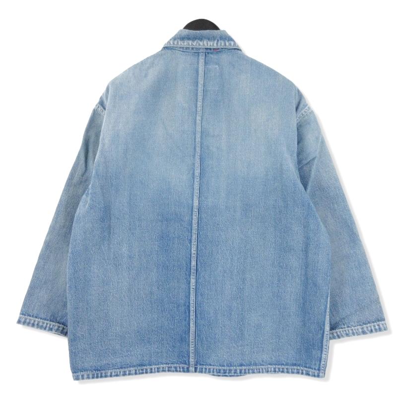 未使用 Graphpaper グラフペーパー デニム カバーオール 23SS GM231-30100LB Selvage Denim Coverall インディゴ L.BLUE 1 ...
