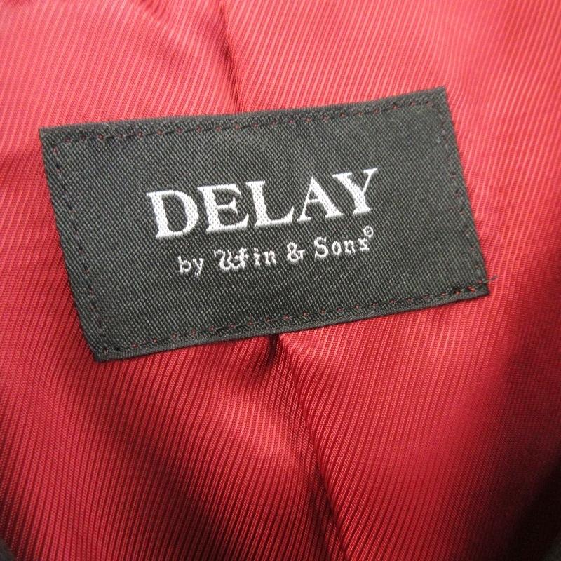 未使用 DELAY by win&sons ディレイ バイ ウィンアンドサンズ シングルライダースジャケット DW14-JK-001 ディア ...