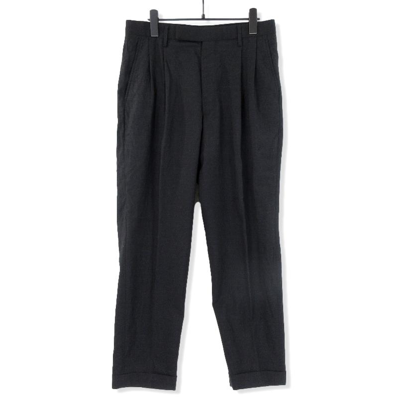 美品 COMOLI コモリ ウール 2タックパンツ V01-03003 22SS 日本製 ジップフライ CHARCOAL 2 20017933 : クラシック - 通販 - Yahoo!ショッピング