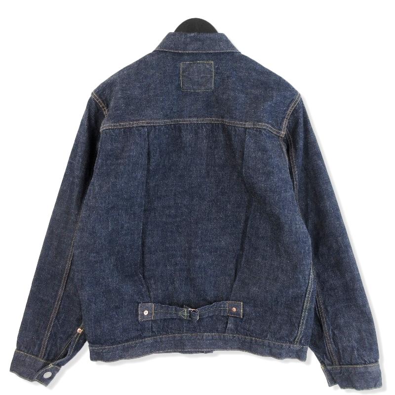 FULLCOUNT 美品 フルカウント タイプ1 デニムジャケット 2107 Type1 Denim Jacket ジンバブエコットン Gジャン インディゴ 40 20017940 ...