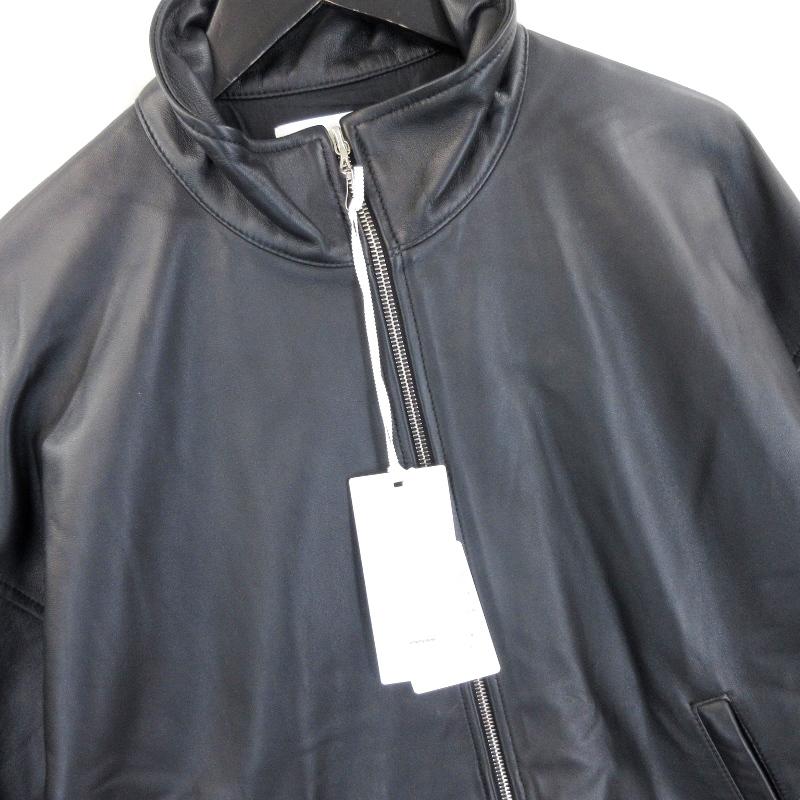 未使用 Graphpaper グラフペーパー 23AW Sheep Leather Track Blouson GM233-30049 シープ ...