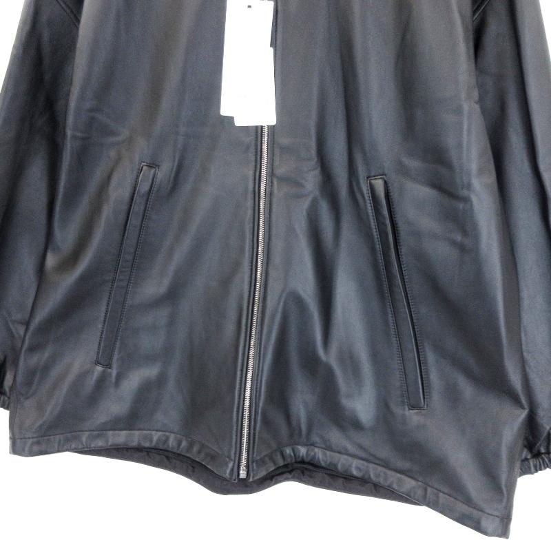 未使用 Graphpaper グラフペーパー 23AW Sheep Leather Track Blouson GM233-30049 シープ ...