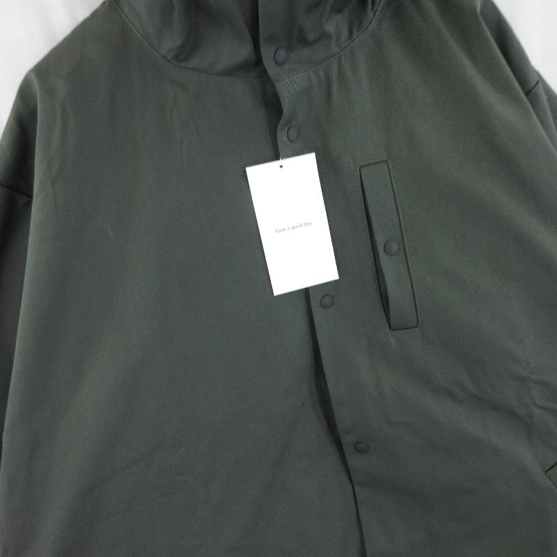 未使用 have a good day ハブアグッドデイ フーデッドコート HGD-162 Hooded Coat フード付 ロングコート カーキ 3 タグ付き 20018351 : ...