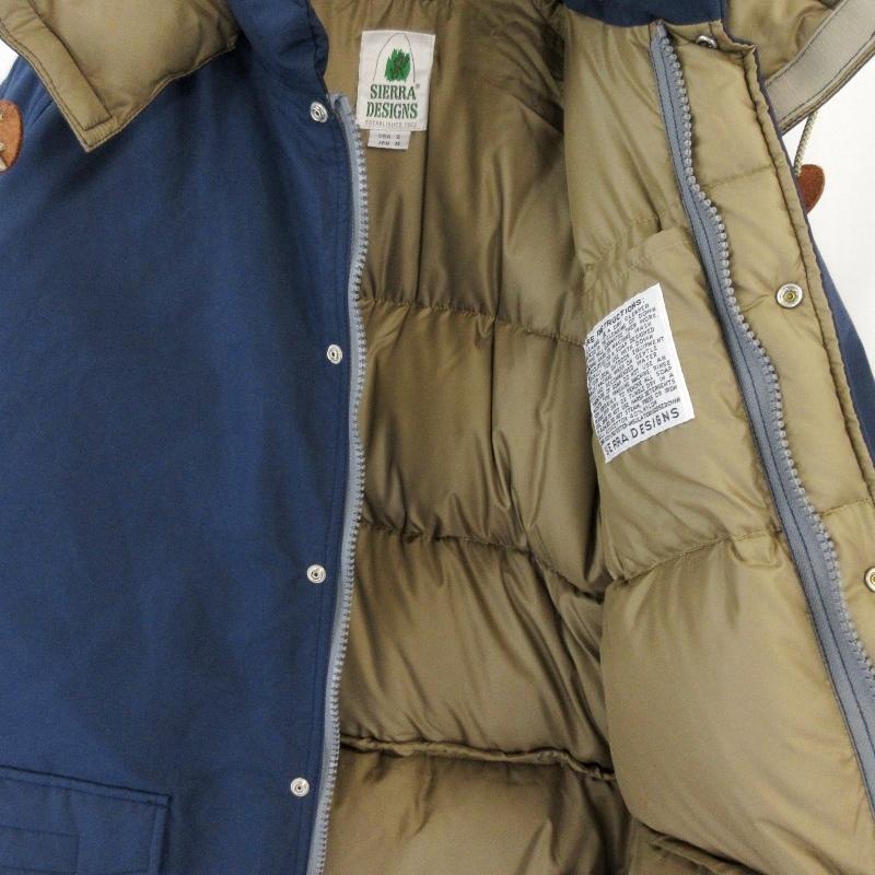 SIERRA DESIGNS シエラデザインズ ダウンジャケット INYO JACKET 8804 インヨージャケット 60/40クロス MIDNIGHT M 20018378 : クラシック ...