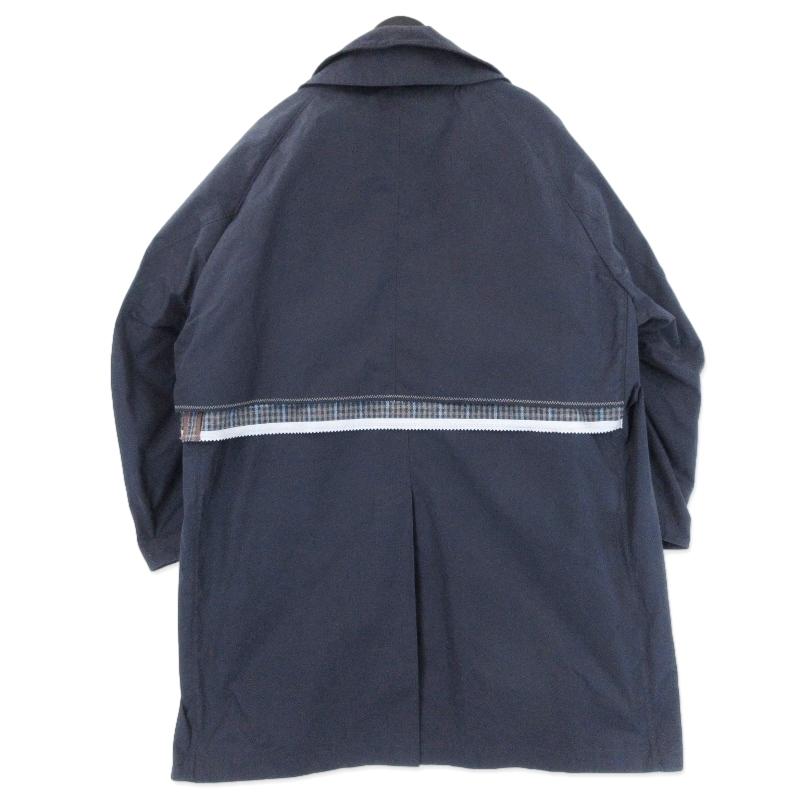 kolor カラー レイヤードステンカラーコート 24AW 24WCM-C05121 kolor カラー レイヤードステンカラーコート 24AW 24WCM-C05121