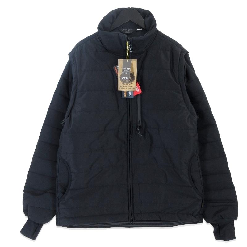 未使用 WEST RIDE ウエストライド ジャケット DETACHABLE COMFORMAX JACKET デタッチャブル ベスト 切替 2WAY ブラック 黒 XL 20019268 ...