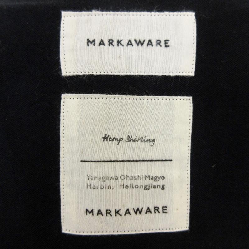 未使用 MARKAWARE マーカウェア ペグトップトラウザーズ A21A-08PT01C 21SS PEGTOP EASY TROUSERS HEMP カーキ 2 タグ付き 20019292 ...