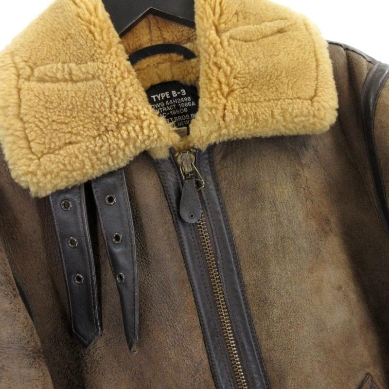 SCHOTT ショット B-3 フライトジャケット AC-18606 ボア ムートンジャケット ブラウン 34 20019415 : 20019415 : クラシック - 通販 - Yahoo ...