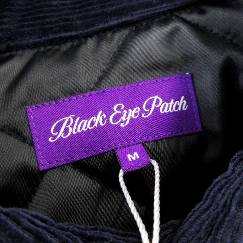 未使用 BLACKEYEPATCH ブラックアイパッチ B EMBLEM CORDUROY SHIRT JACKET BEPFW24TP22 コーデュロイ ネイビー M タグ付き ...