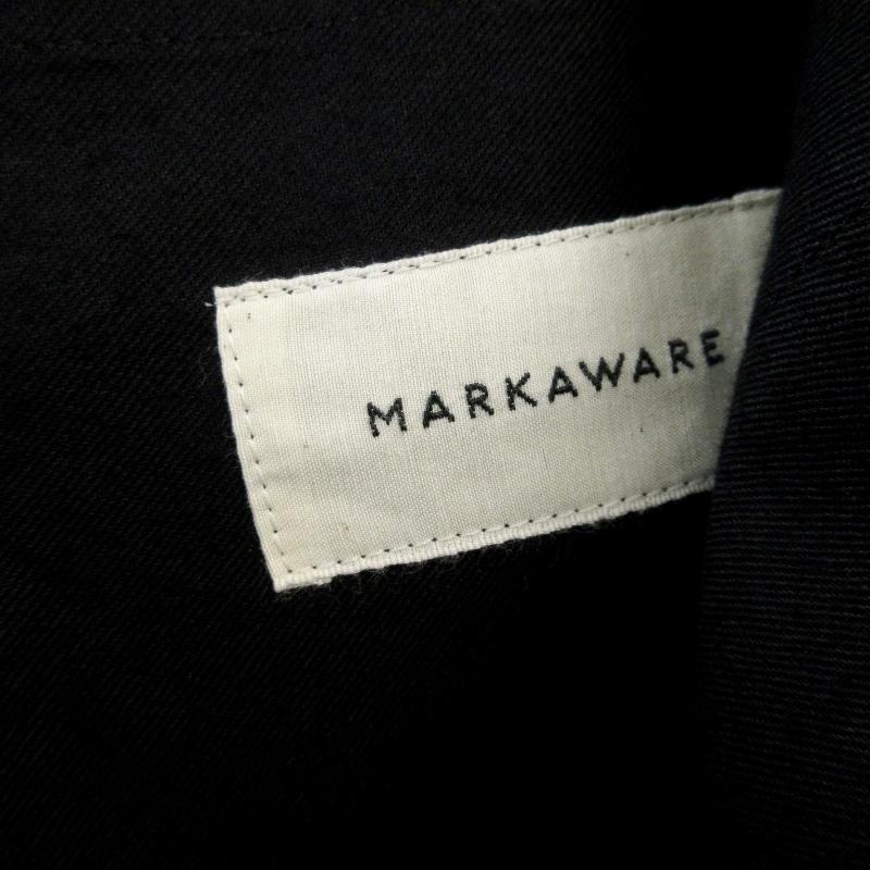 未使用 MARKAWARE マーカウェア クラシックフィット ダブルプリーテッド トラウザーズ A25A11PT01C ブラック 黒 3 タグ付き 20020110 : クラシック - 通販 ...