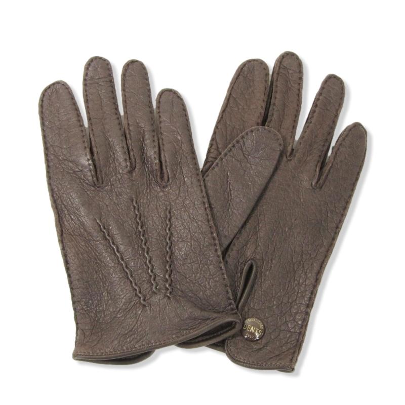 DENTS デンツ グローブ ペッカリー レザー アンライニング 英国製 手袋 ダークブラウン 7.5 22000055 : クラシック - 通販 - Yahoo!ショッピング