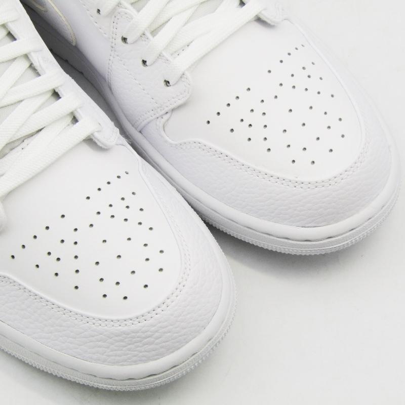 未使用 NIKE ナイキ 27.5cm AIR JORDAN 1 LOW TRIPLE WHITE 553558-130 2021年製 ...
