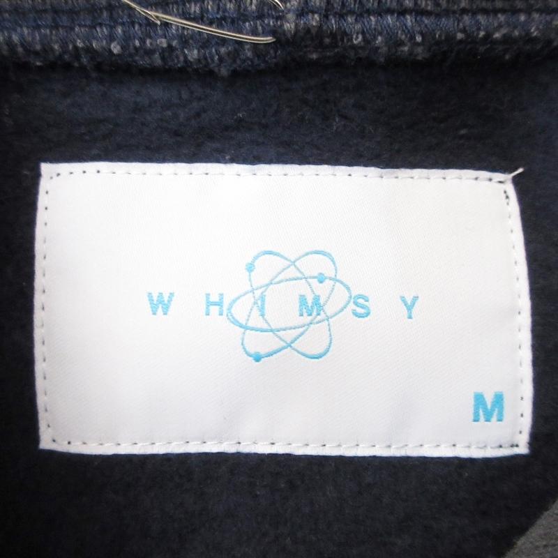 未使用 WHIMSY ウィムジー プルオーバーパーカー WMS-23AW2-010 SOCKS PANELED HOODIE ネイビー M タグ付き 22000458 : クラシック - 通販 ...