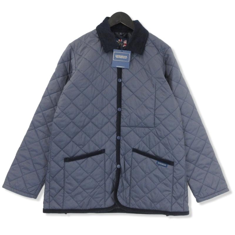 LAVENHAM 未使用 ラベンハム キルティングジャケット DENHAM MENS 20 SLJ9003 G96 デンハム SUFFOLK NAVY S タグ付き 22000647 ...