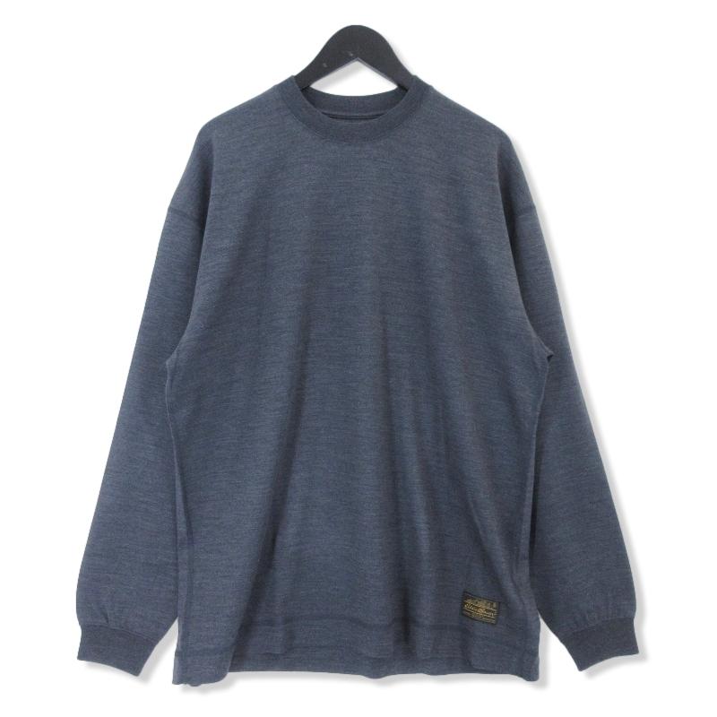 未使用 Eddie Bauer エディバウアー All Purpose Merino Crew Neck 長袖Tシャツ チャコールグレー XL ...