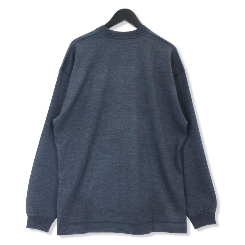 未使用 Eddie Bauer エディバウアー All Purpose Merino Crew Neck 長袖Tシャツ チャコールグレー XL ...