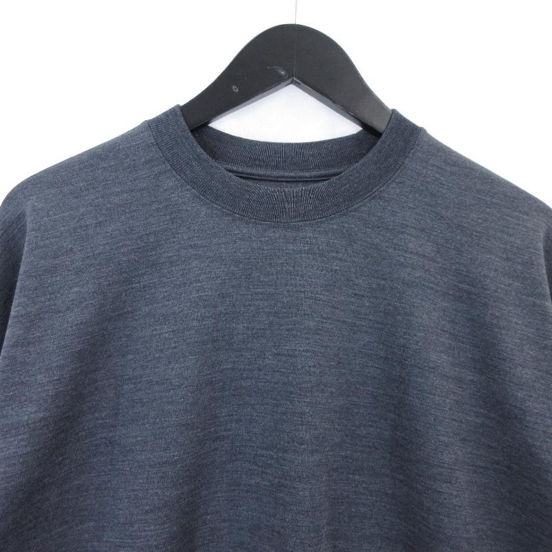 未使用 Eddie Bauer エディバウアー All Purpose Merino Crew Neck 長袖Tシャツ チャコールグレー XL ...