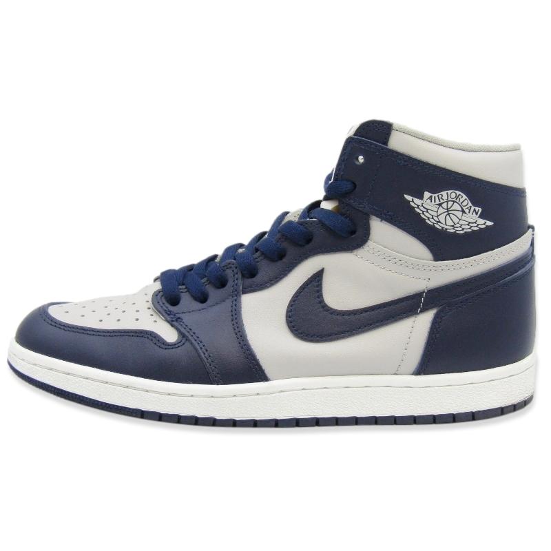 NIKE 美品 ナイキ 26.5cm AIR JORDAN 1 HIGH RETRO SP 85 GEORGETOWN BQ4422-400 エアジョーダン1 ハイカット グレー ...