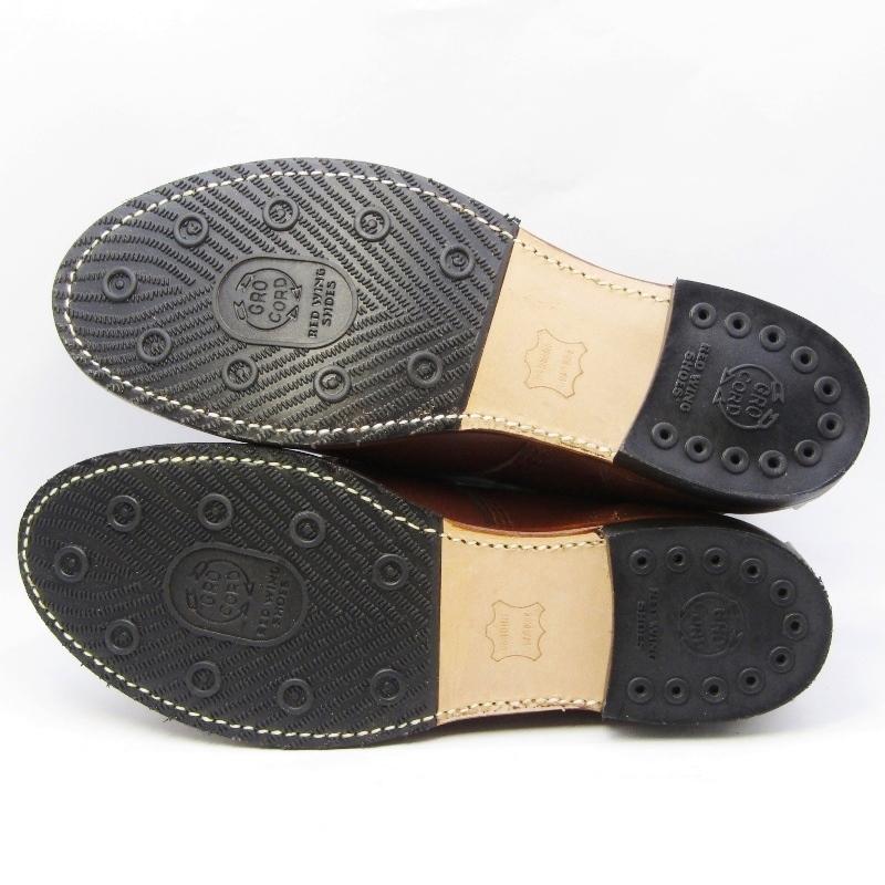 RED WING SHOES 未使用 REDWING レッドウィング US9.5D ベックマン 9063 フラットボックス ラウンドトゥ ...